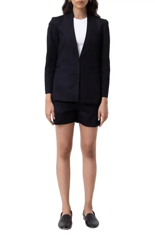 REISTOR Organic Cotton Collarless Blazer