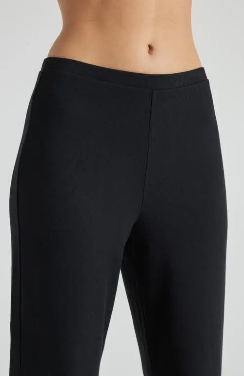 LOSANO Serene Rib Relaxed Pant - Black