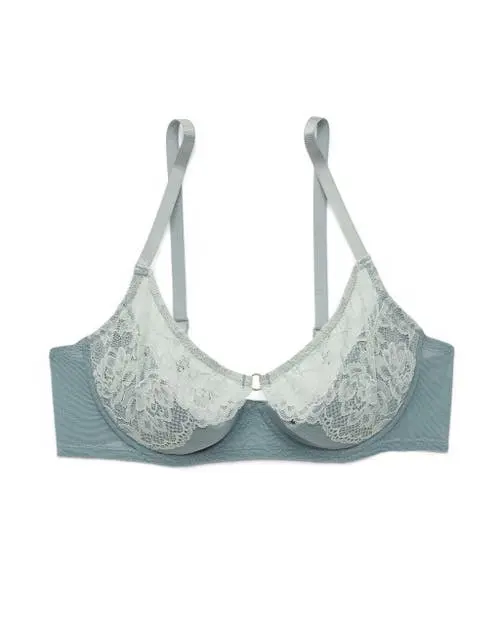ADORE ME Abella Unlined Balconette Bra - Dark Grey