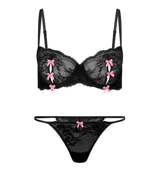 ADORE ME Margeaux Unlined Balconette Bra - Black