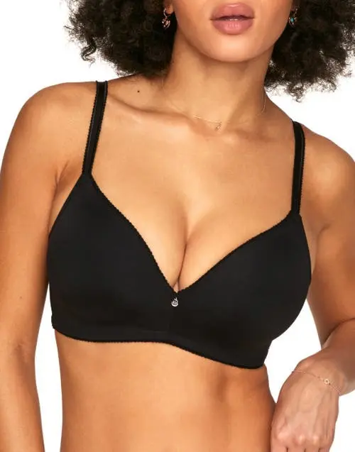 ADORE ME Jeannette Push Up Demi Bra - Black