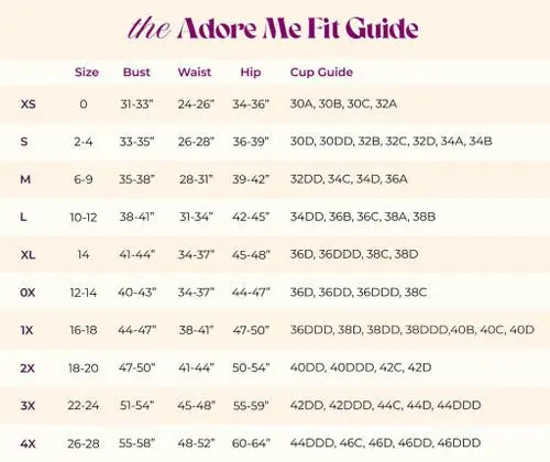 ADORE ME Kati Contour Demi Bra - Plaid Red
