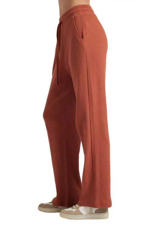 LOSANO Organic Cotton Drawstring Pant - Baked Clay