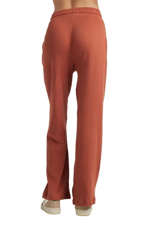LOSANO Organic Cotton Drawstring Pant - Baked Clay
