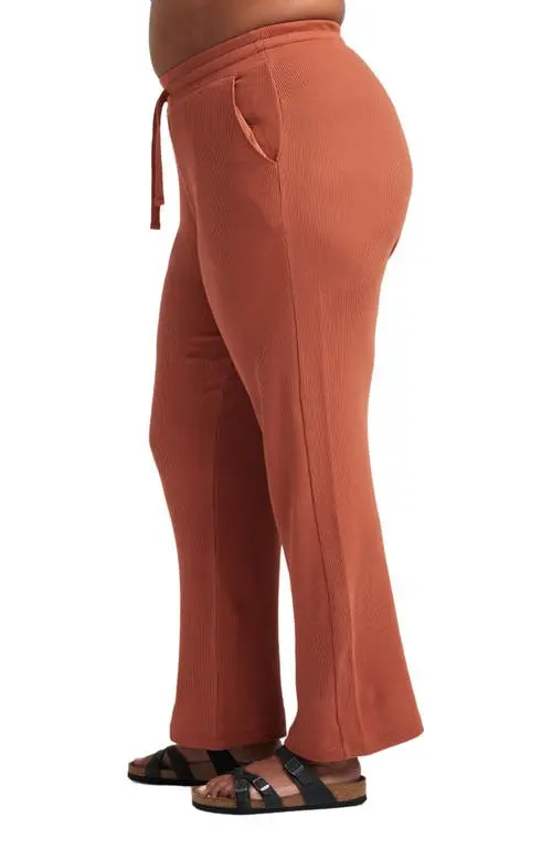 LOSANO Organic Cotton Drawstring Pant - Baked Clay