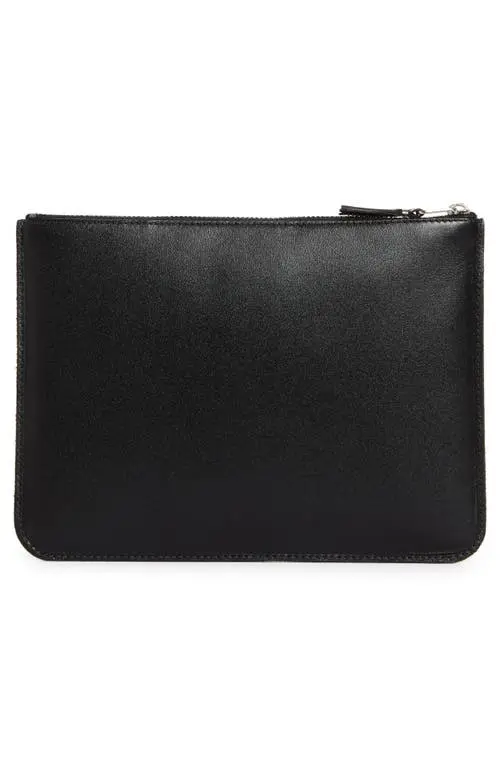Comme Des Garçons S Large Eyelet Leather Pouch