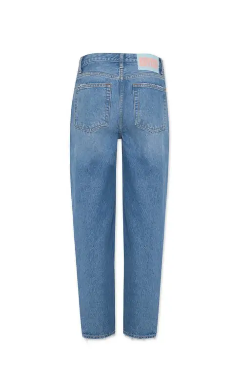 Boyish The Toby Classic Tapered Vintage Boyfriend Jeans - Silverado