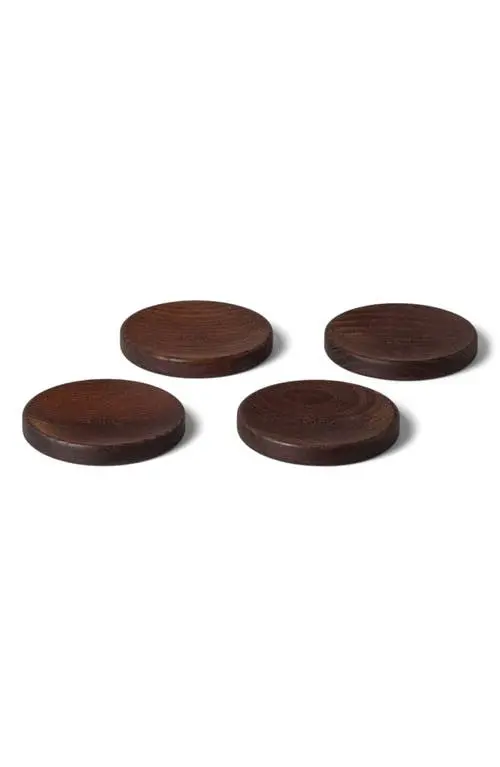 FABLE The Coasters Set Of 4 Wood Coasters - Ash