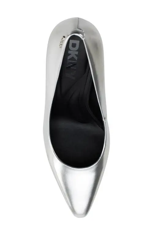 Dkny Chrystie Pointed Toe Pumps - Silver