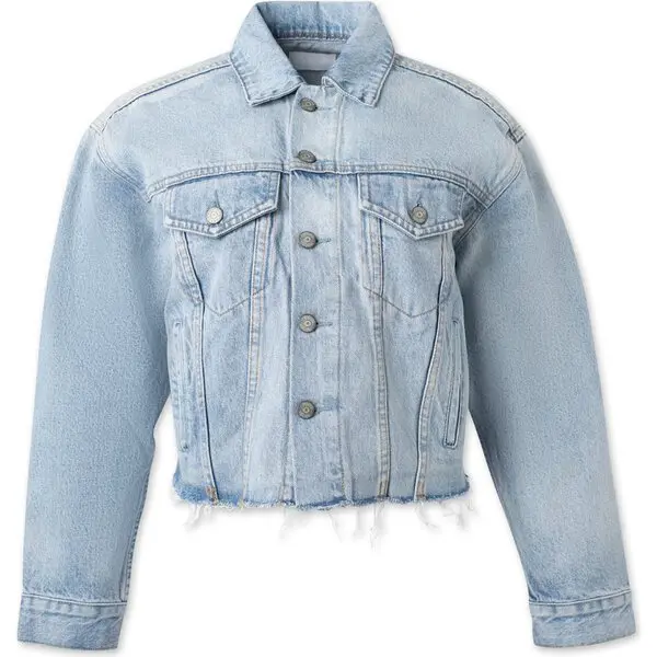 Boyish The Harvey Oversized Cutoff Denim Jacket