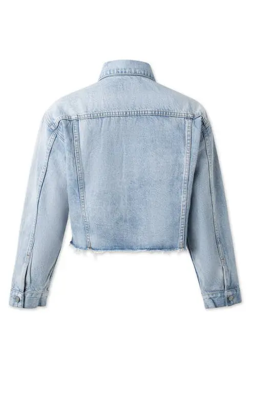Boyish The Harvey Oversized Cutoff Denim Jacket