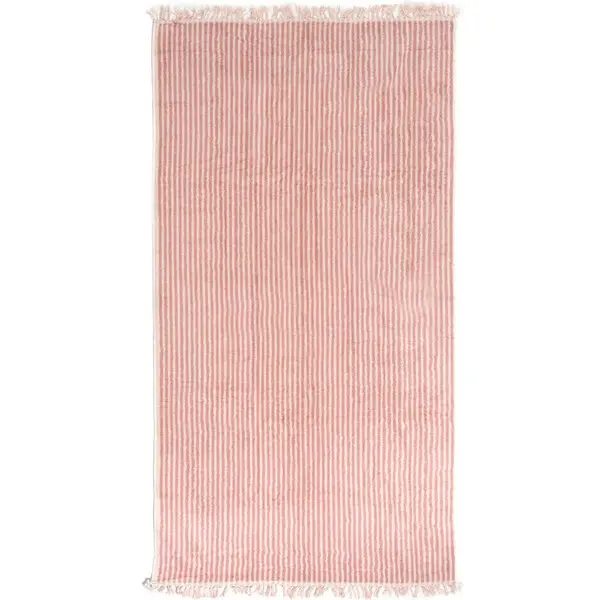 BUSINESS & PLEASURE The Beach Towel - Laurens Pink Stripe