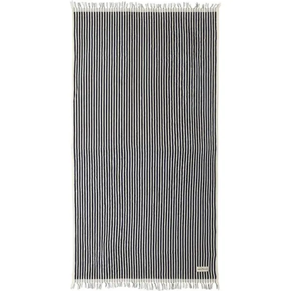 BUSINESS & PLEASURE The Beach Towel - Laurens Navy Stripe