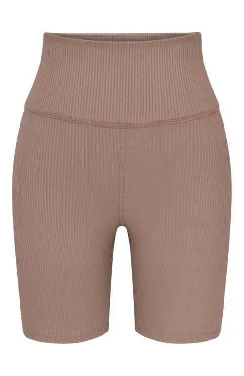 LOSANO Renew Rib Biker Short - Pine Bark