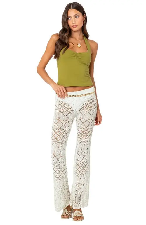 EDIKTED Poet Cinched Halter Top