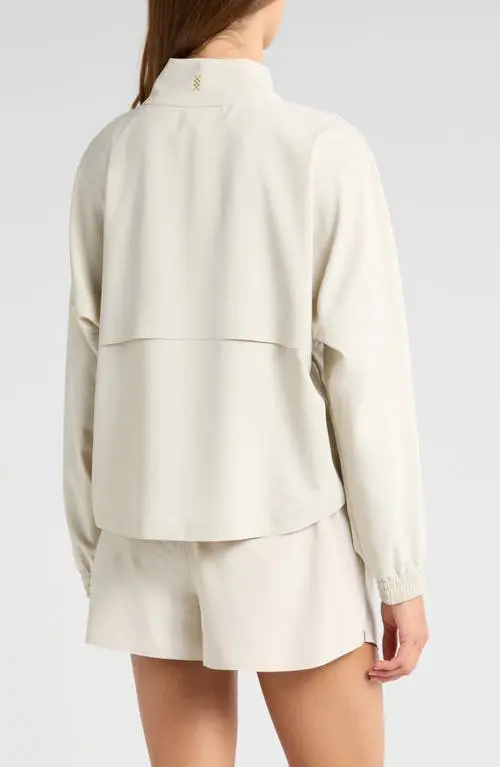 RHONE Mirage Water-repellent Half-zip Jacket - Sand