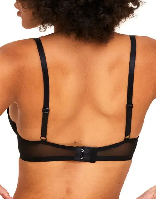 ADORE ME Kaia Unlined Quarter Cup Bra - Charcoal