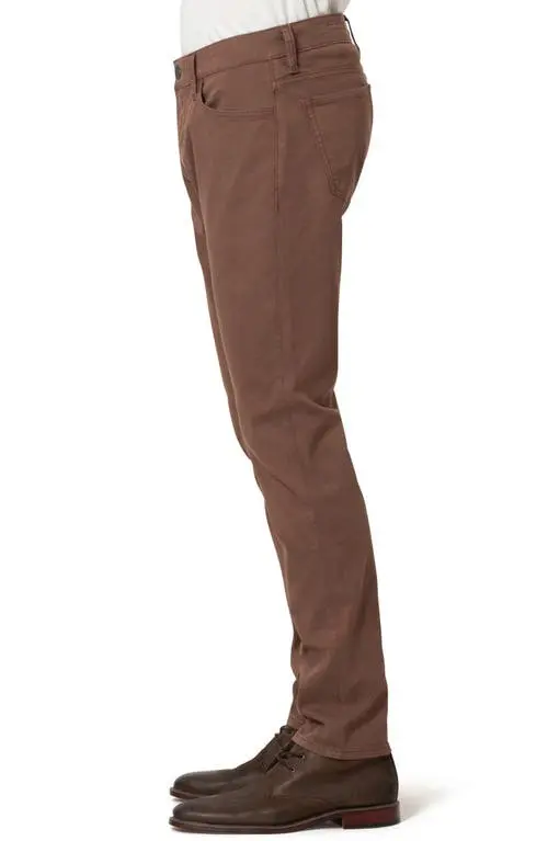 34 Heritage Courage Coolmax® Stretch Straight Leg Five-pocket Pants - Brown Coolmax