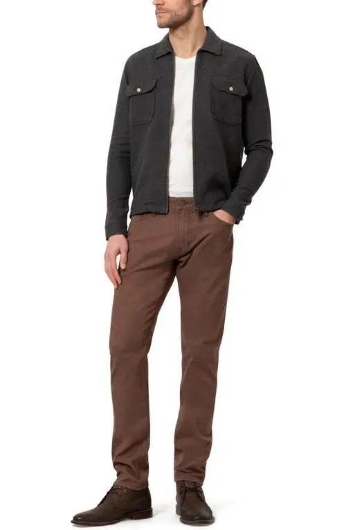 34 Heritage Courage Coolmax® Stretch Straight Leg Five-pocket Pants - Brown Coolmax