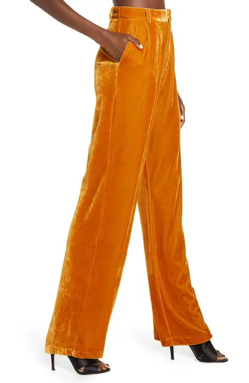 Endless Rose Velvet Wide Leg Trousers