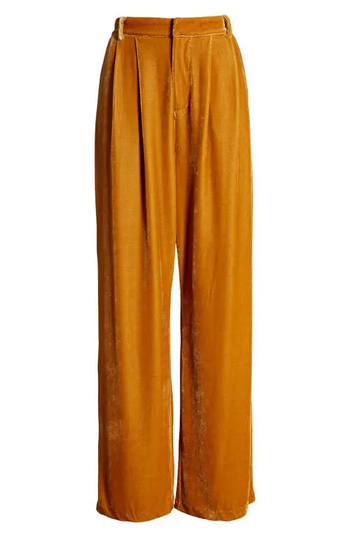Endless Rose Velvet Wide Leg Trousers