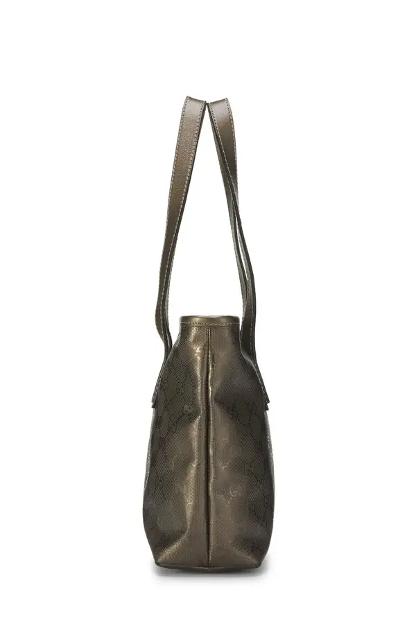 Gucci Gg Imprime Supreme Tote Bag - Gold