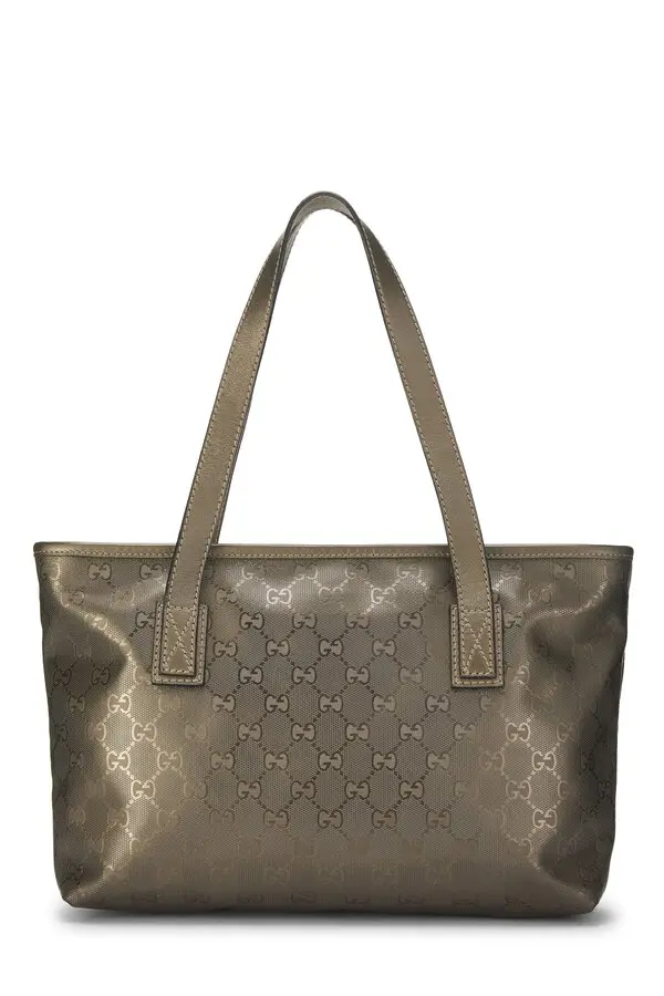 Gucci Gg Imprime Supreme Tote Bag - Gold