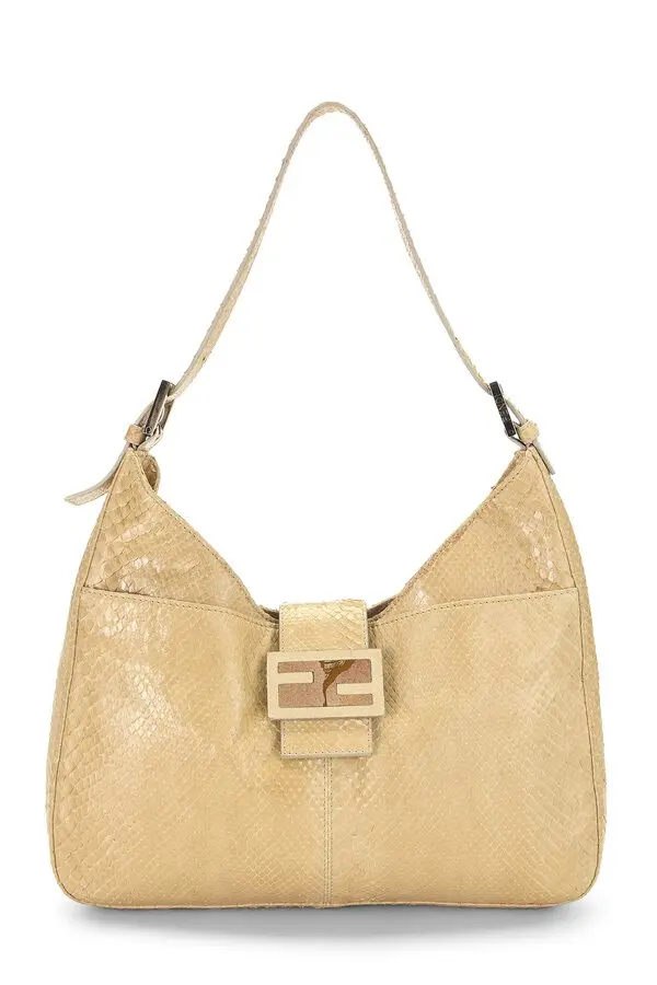 Fendi Python Shoulder Bag
