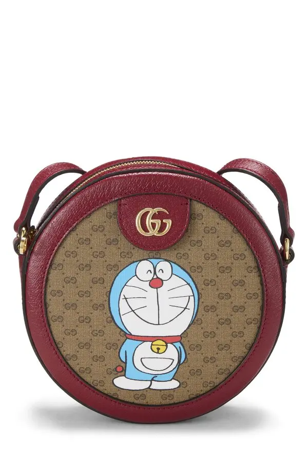 Gucci Doraemon X Coated Crossbody Bag - Red