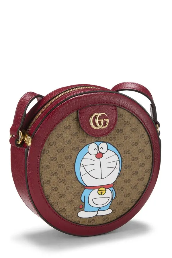 Gucci Doraemon X Coated Crossbody Bag - Red