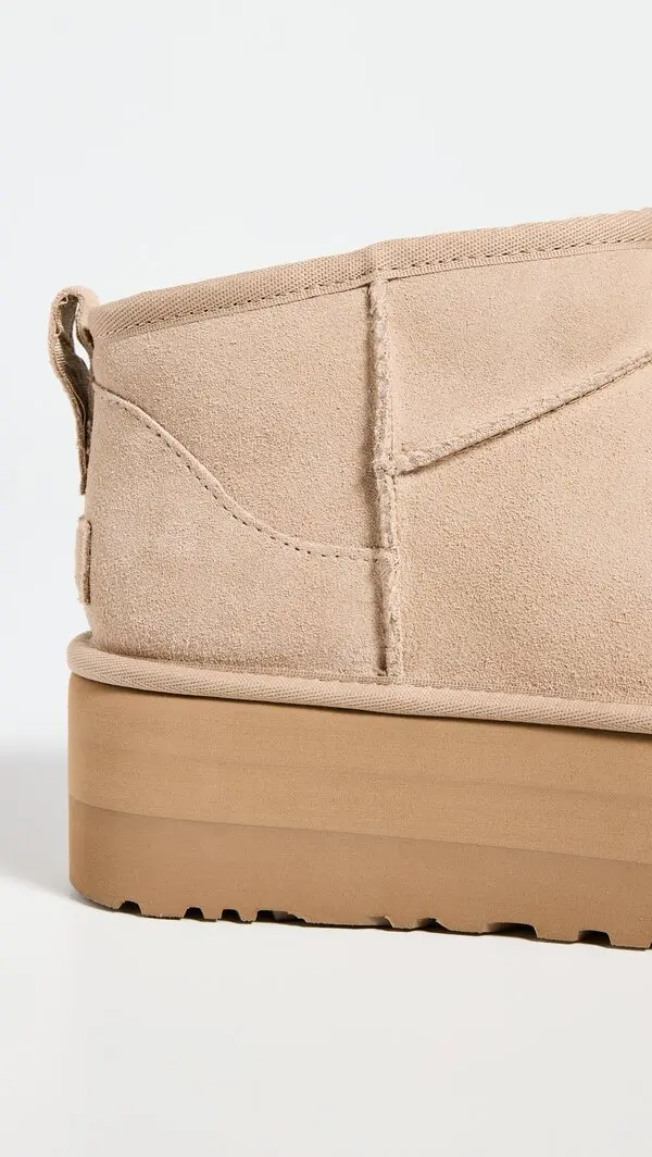 UGG Classic Ultra Mini Platform Boots - Sand