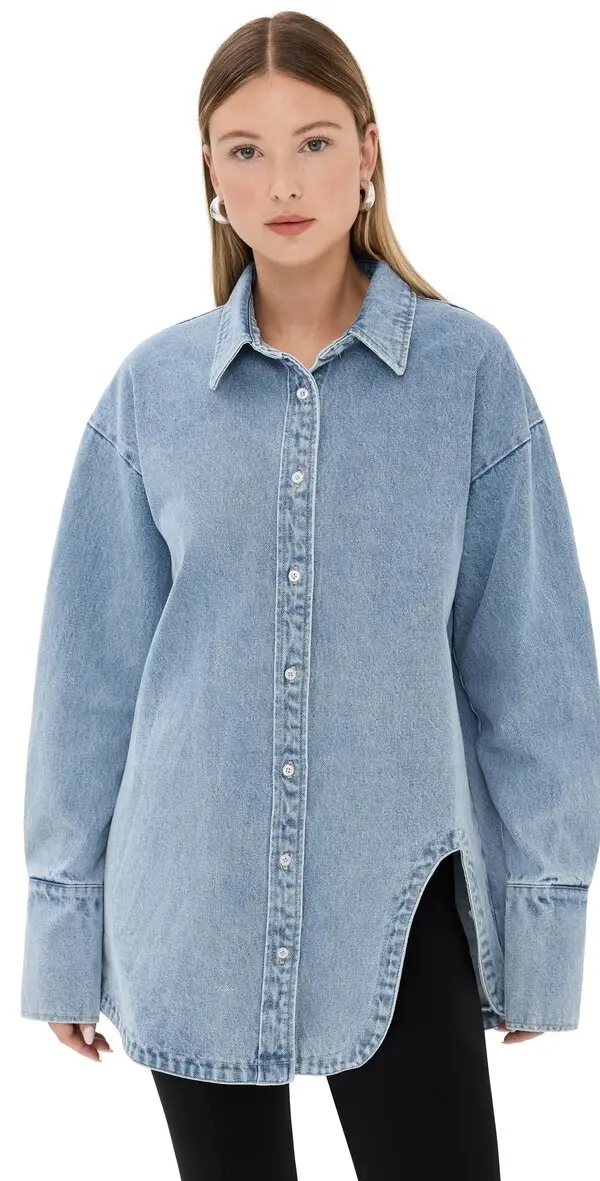 Lioness Off Duty Denim Shirt - Classic Denim