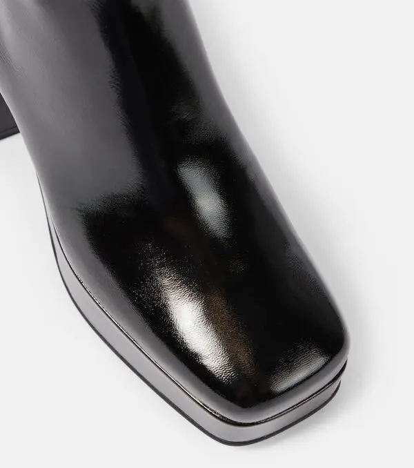 GIANVITO ROSSI Leather Platform Boots