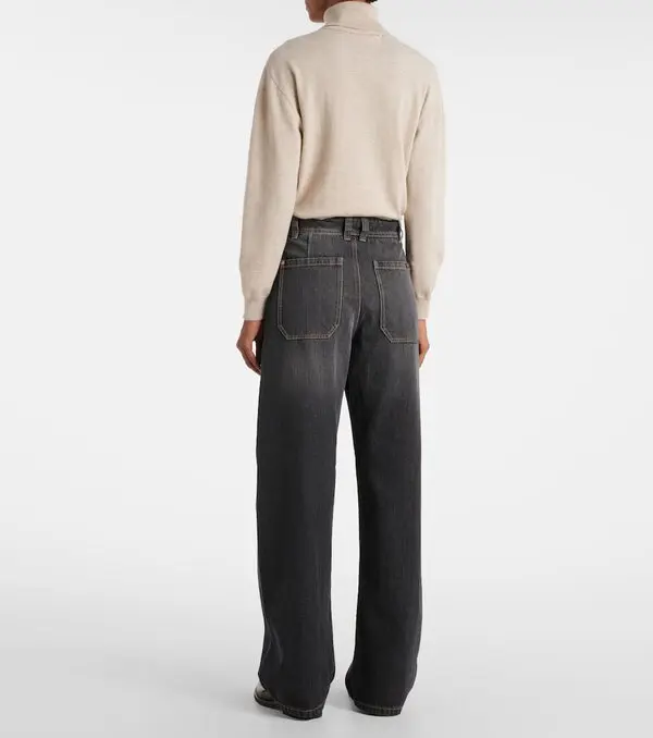 Brunello Cucinelli Wide-leg Jeans