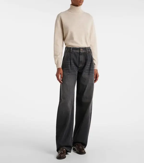 Brunello Cucinelli Wide-leg Jeans