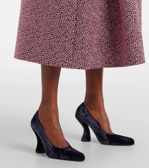 Dries Van Noten 95 Velvet Pumps