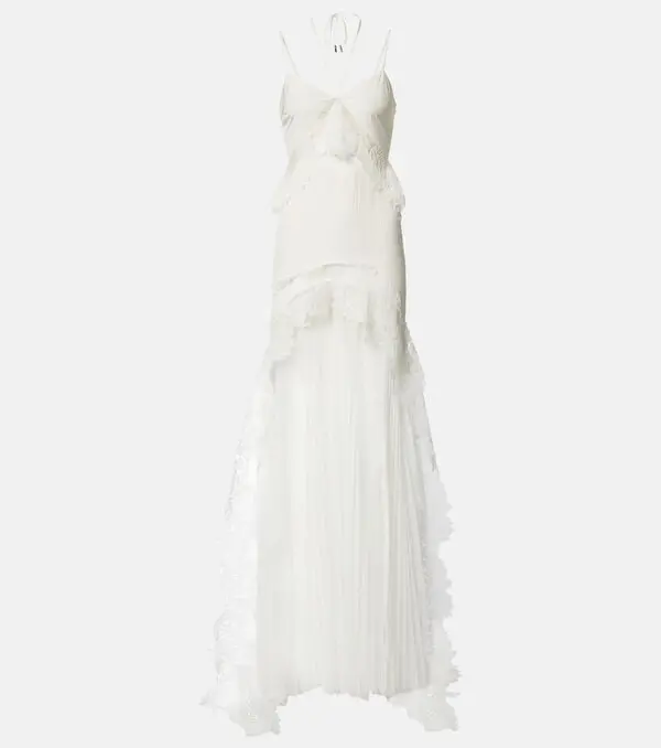 David Koma Bridal Lace-trimmed Gown