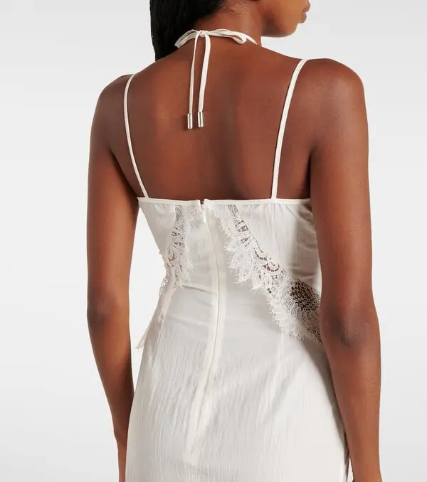 David Koma Bridal Lace-trimmed Gown