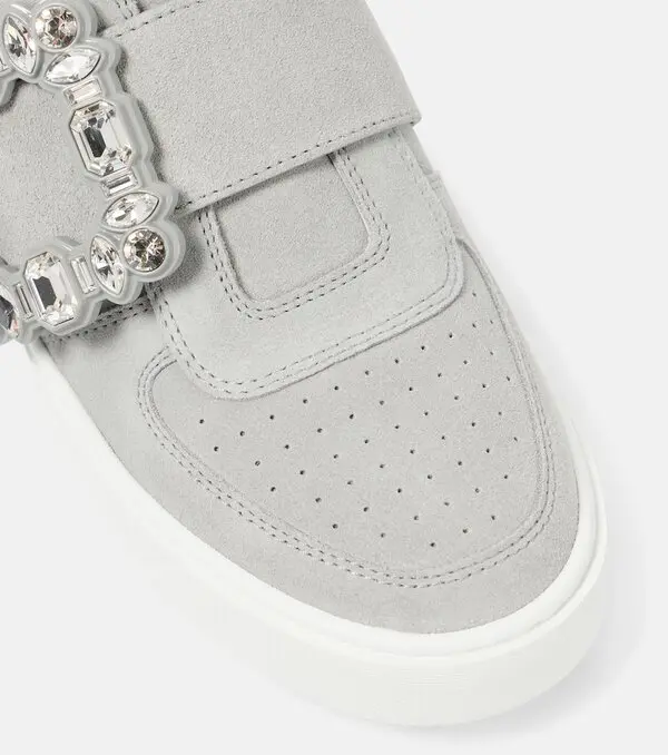 ROGER VIVIER Very Vivier Embellished Sneakers