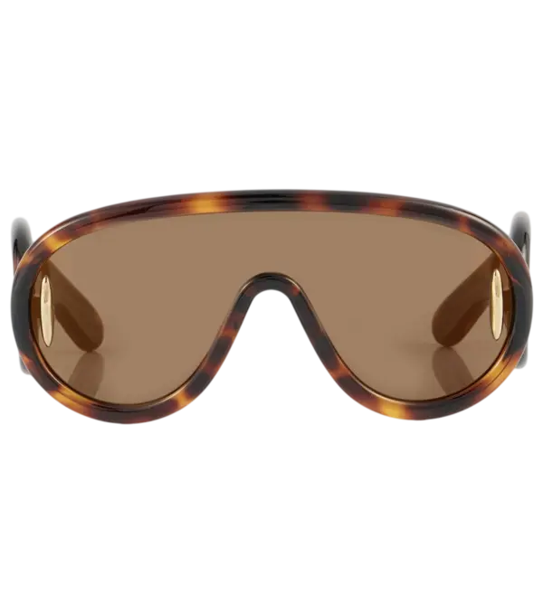 Loewe Anagram Shield Sunglasses - Brown