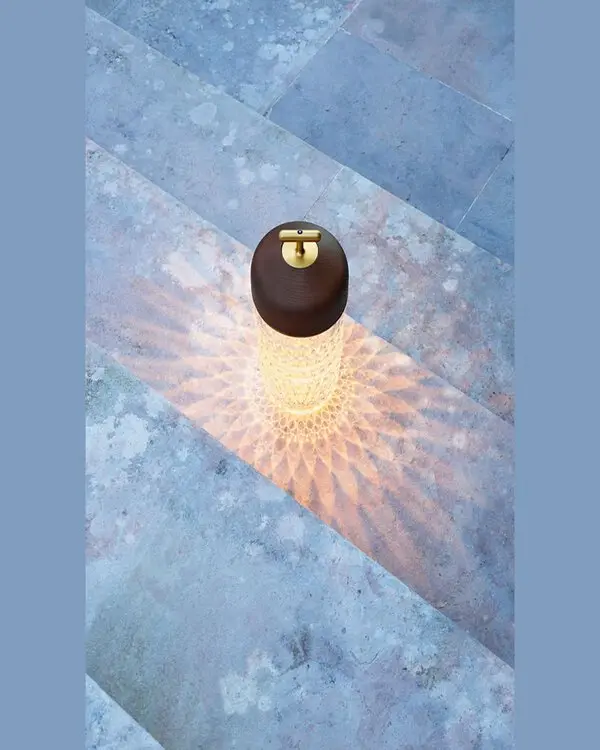 SAINT LOUIS Folia Dark Wood Portable Lamp