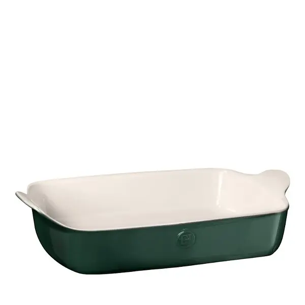 EMILE HENRY 13.7 Large Rectangular Baker - Evergreen