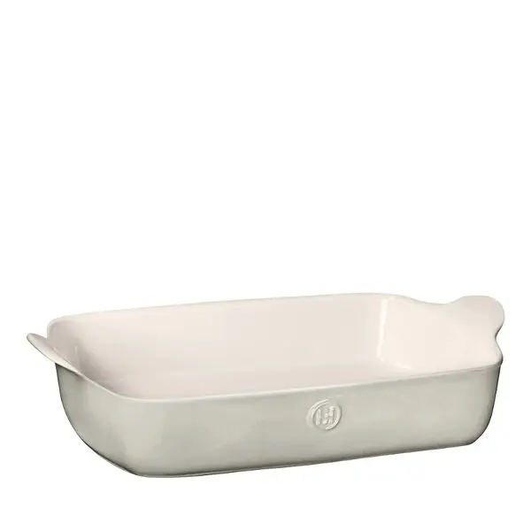 EMILE HENRY 13.7 Large Rectangular Baker - Pearl Gray