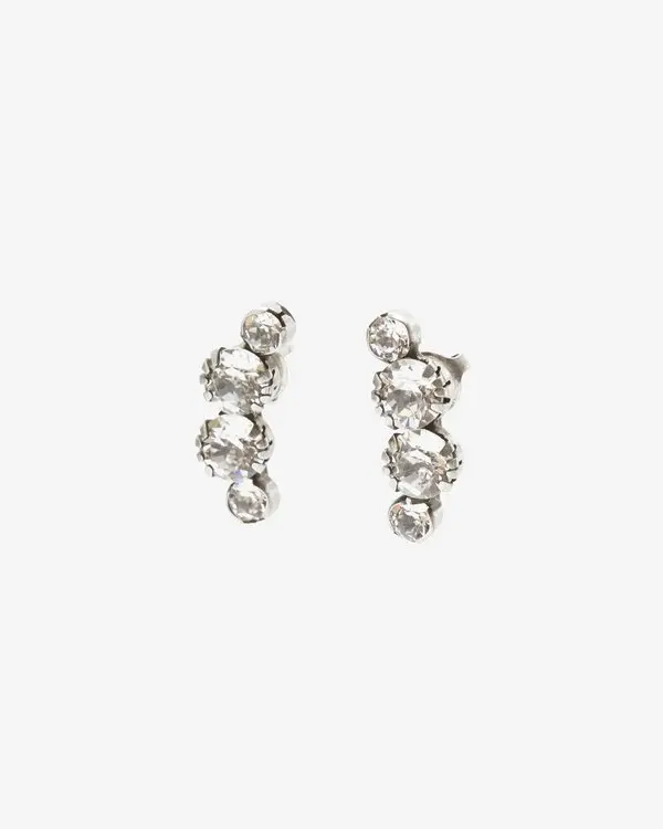 Isabel Marant Wild Shore Dangle Earrings - Transparent