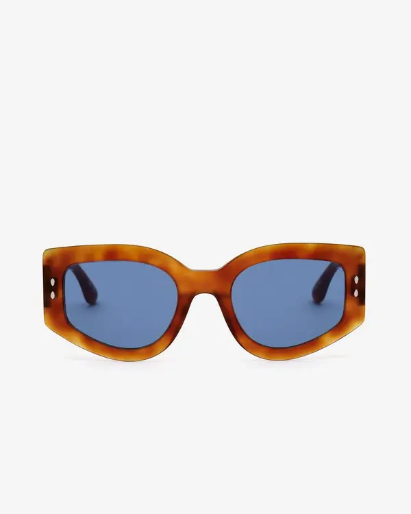Isabel Marant Ekly Butterfly Sunglasses - Brown Hav/blue