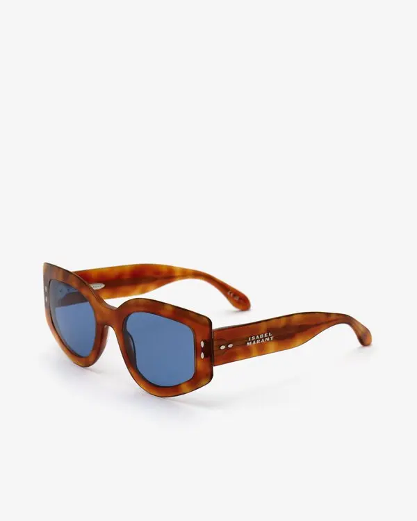 Isabel Marant Ekly Butterfly Sunglasses - Brown Hav/blue