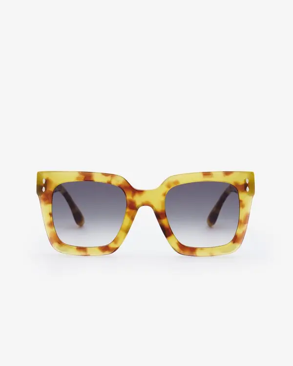Isabel Marant Ekly Butterfly Sunglasses - Havana Honey/dark Gray