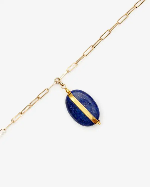 Isabel Marant Stones Necklace - Navy Blue