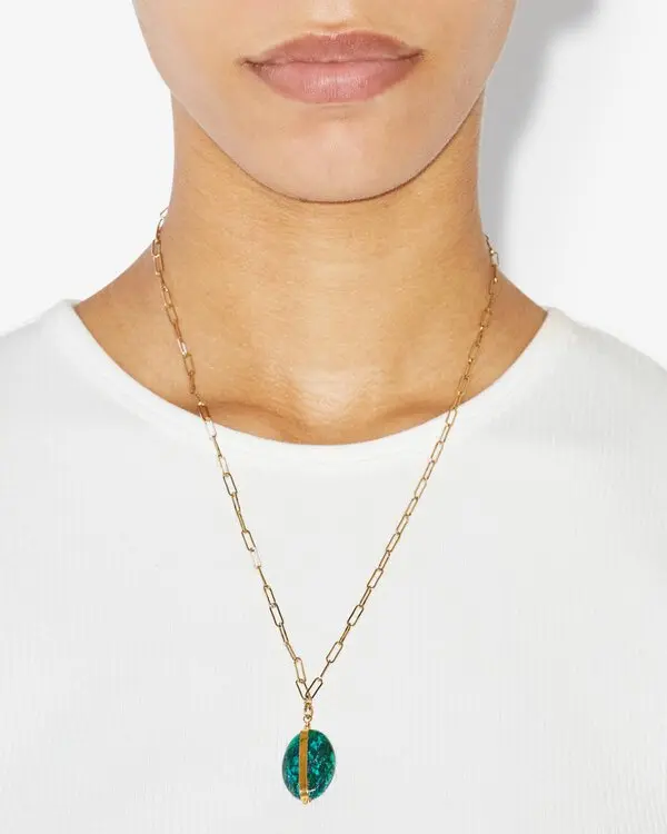Isabel Marant Stones Necklace - Turquoise