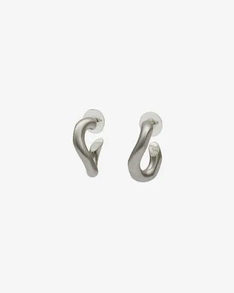 Isabel Marant Links Hoop Earrings - Silver